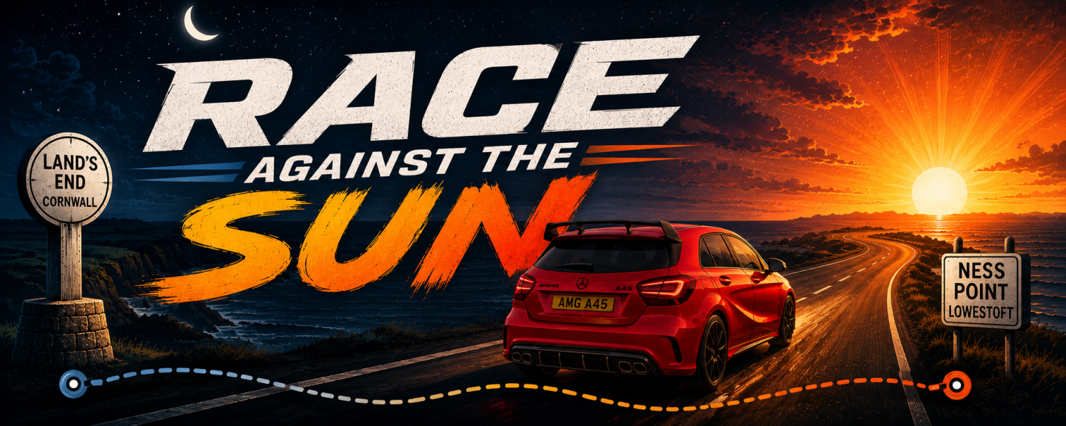 Race Against the Sun: Land’s End to Ness Point, Lowestoft
